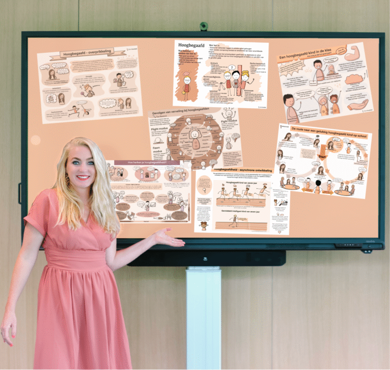 Hoogbegaafdheid / ADHD / autisme - praatplaat - Kim Hovestad Webshop